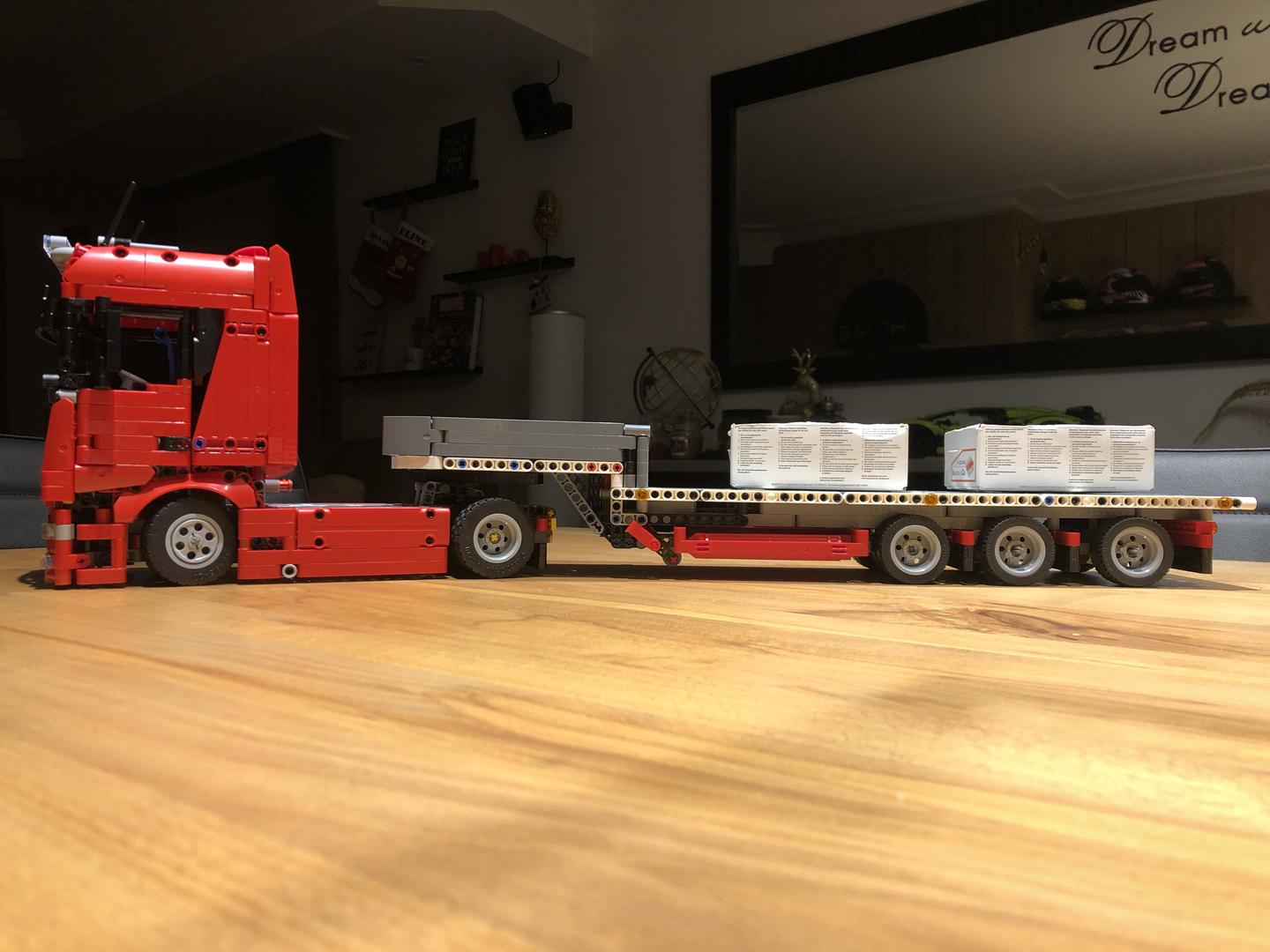 LEGO MOC Scania truck and steering trailer by technicprojects | Rebrickable - Build with LEGO