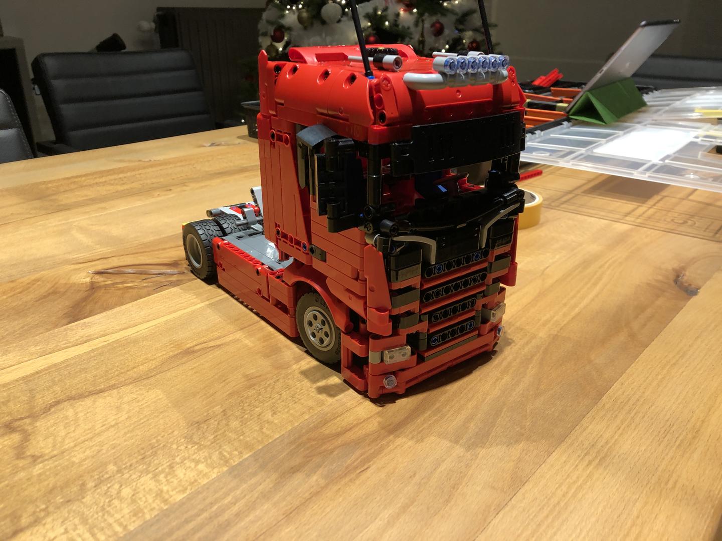 LEGO MOC Scania truck and steering trailer by technicprojects | Rebrickable - Build with LEGO