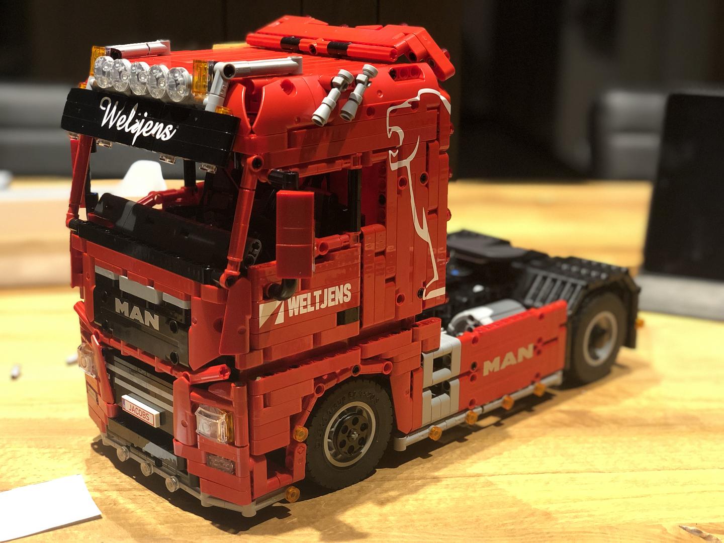 LEGO MOC 1:17 RC Semi Tractor (Power Functions) by Huwi | Rebrickable ...