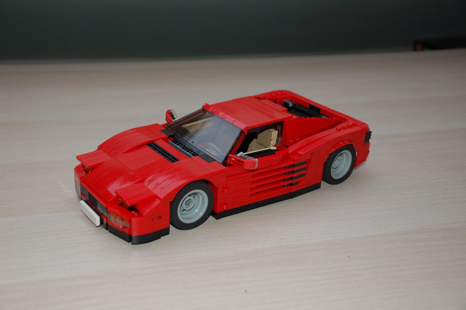LEGO MOC Ferrari Testarossa, coupe, roadster, 2 in 1 instructions by ...