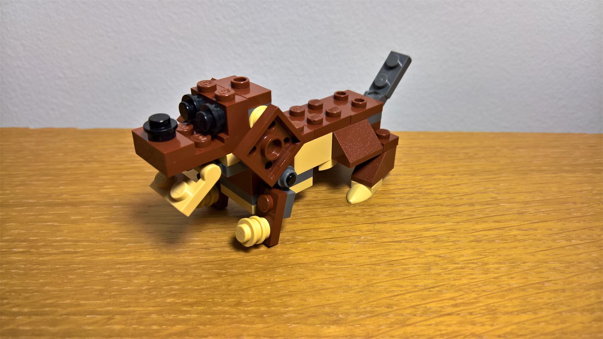 LEGO MOC 4916: Dachshund by Tomik | Rebrickable - Build with LEGO