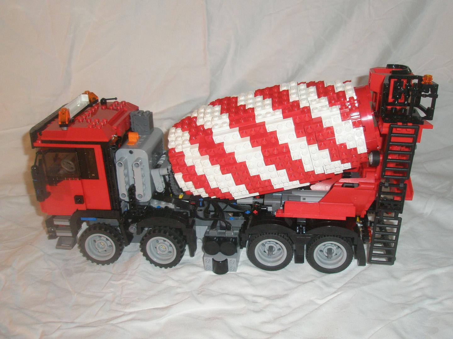 LEGO MOC-1171 MAN TGS 8x4 Cement Truck (Model Team 2014) | Rebrickable ...