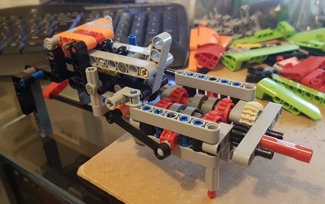 LEGO MOC 4-SPEED SEQUENTIAL PADDLE-SHIFT GEARBOX VERSION 2.0!!! by ...