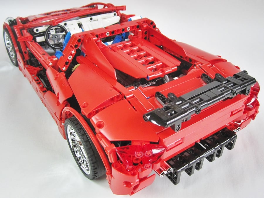 LEGO MOC Updated Simple Supercar by Lipko | Rebrickable - Build with LEGO