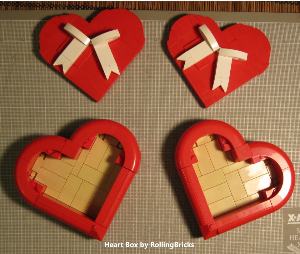 LEGO MOC Heart Box by RollingBricks | Rebrickable - Build with LEGO