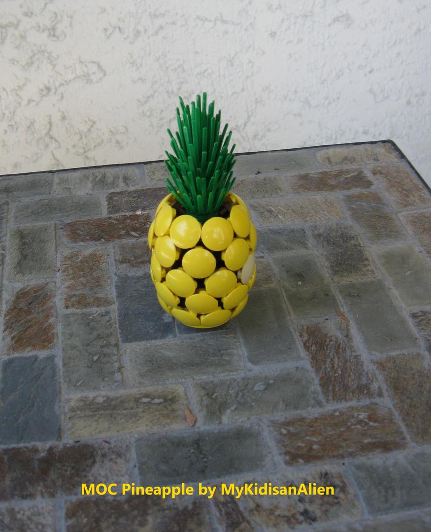 LEGO MOC Pineapple by MyKidisanAlien | Rebrickable - Build with LEGO