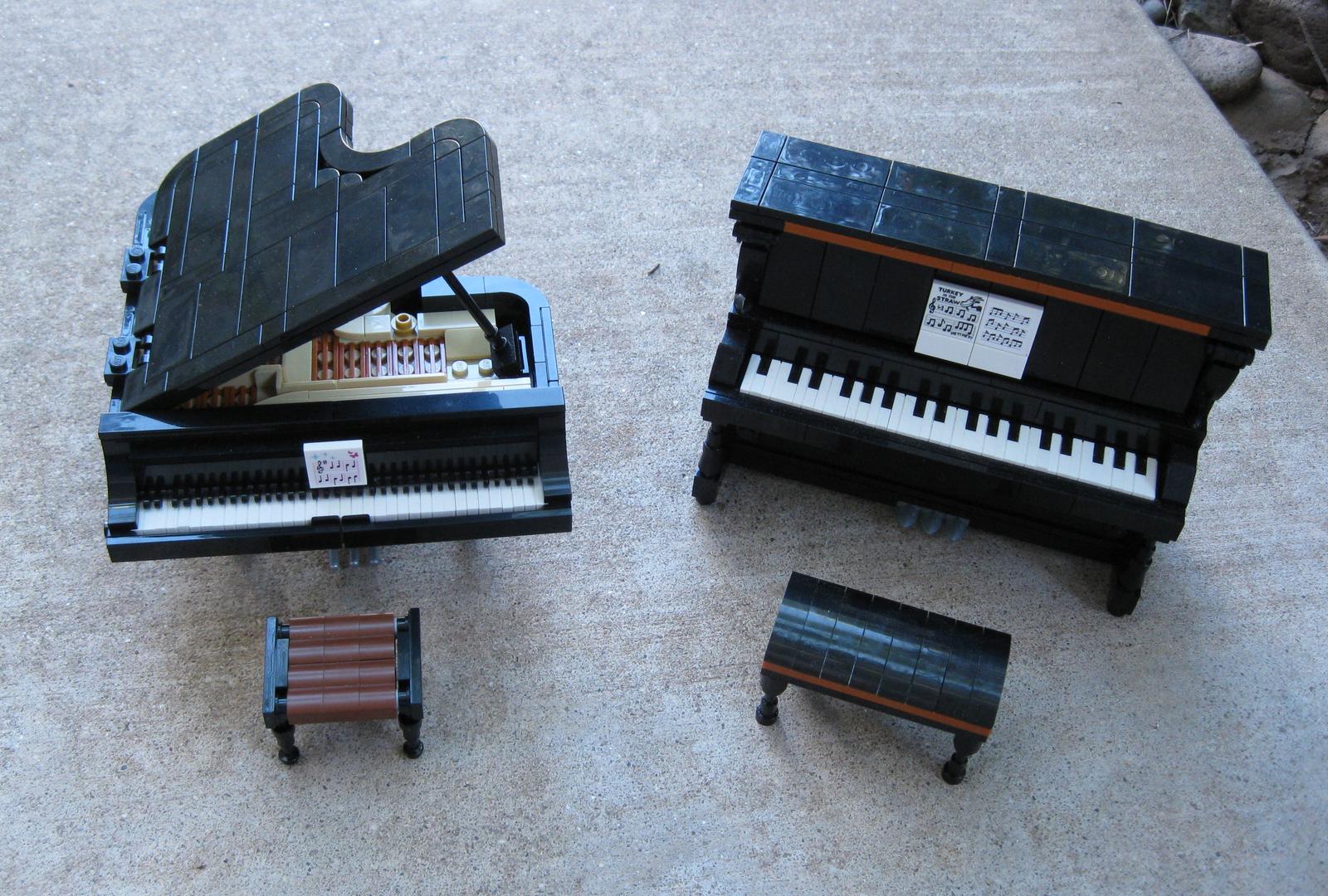 LEGO MOC Mini Piano by AsgardianStudio | Rebrickable - Build with LEGO