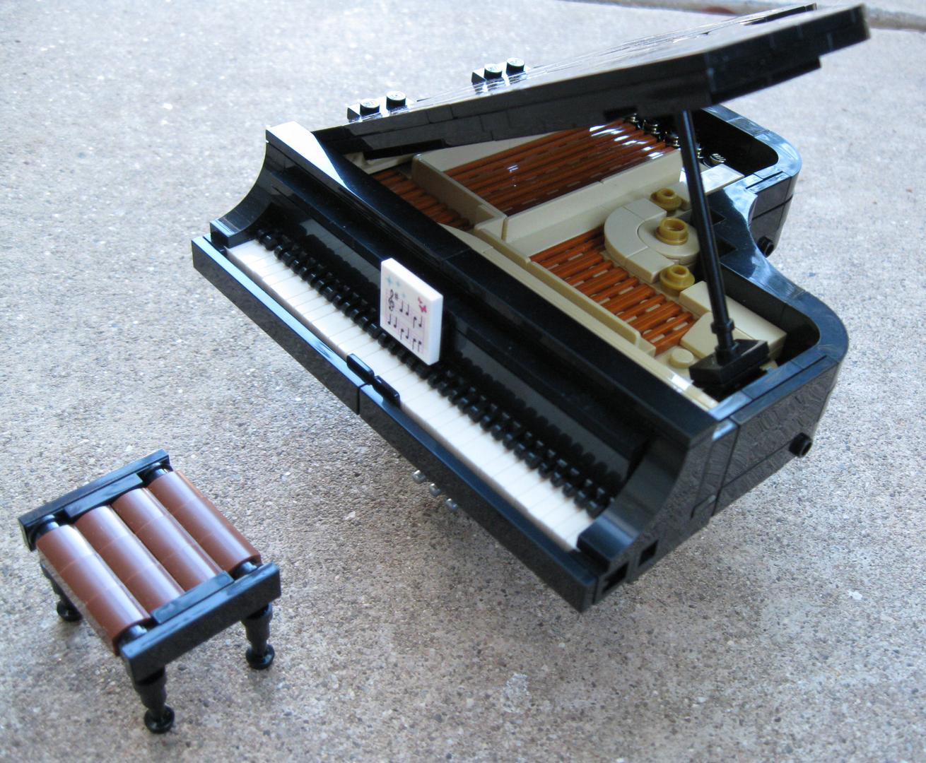 LEGO MOC Mini Piano by AsgardianStudio | Rebrickable - Build with LEGO