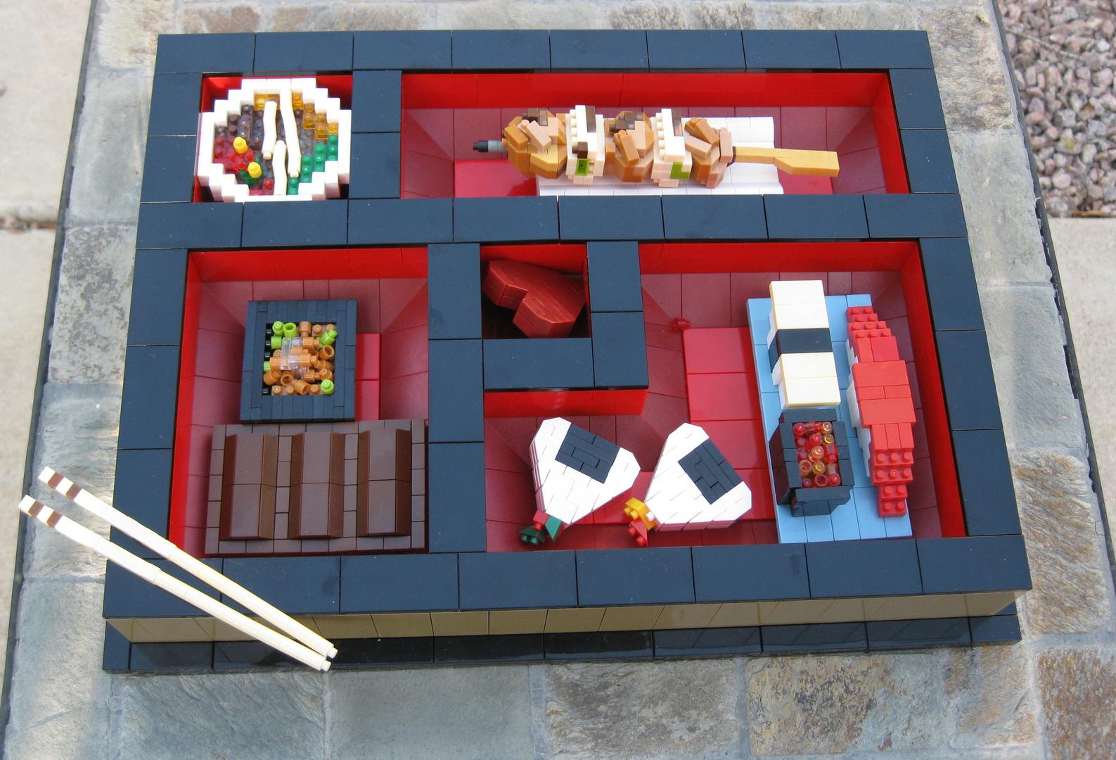 LEGO MOC Bento Box by kevinbrickfr | Rebrickable - Build with LEGO