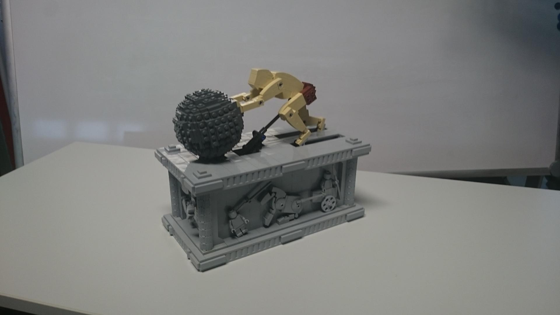 LEGO MOC Sisyphus Kinetic Sculpture by JKBrickworks | Rebrickable ...
