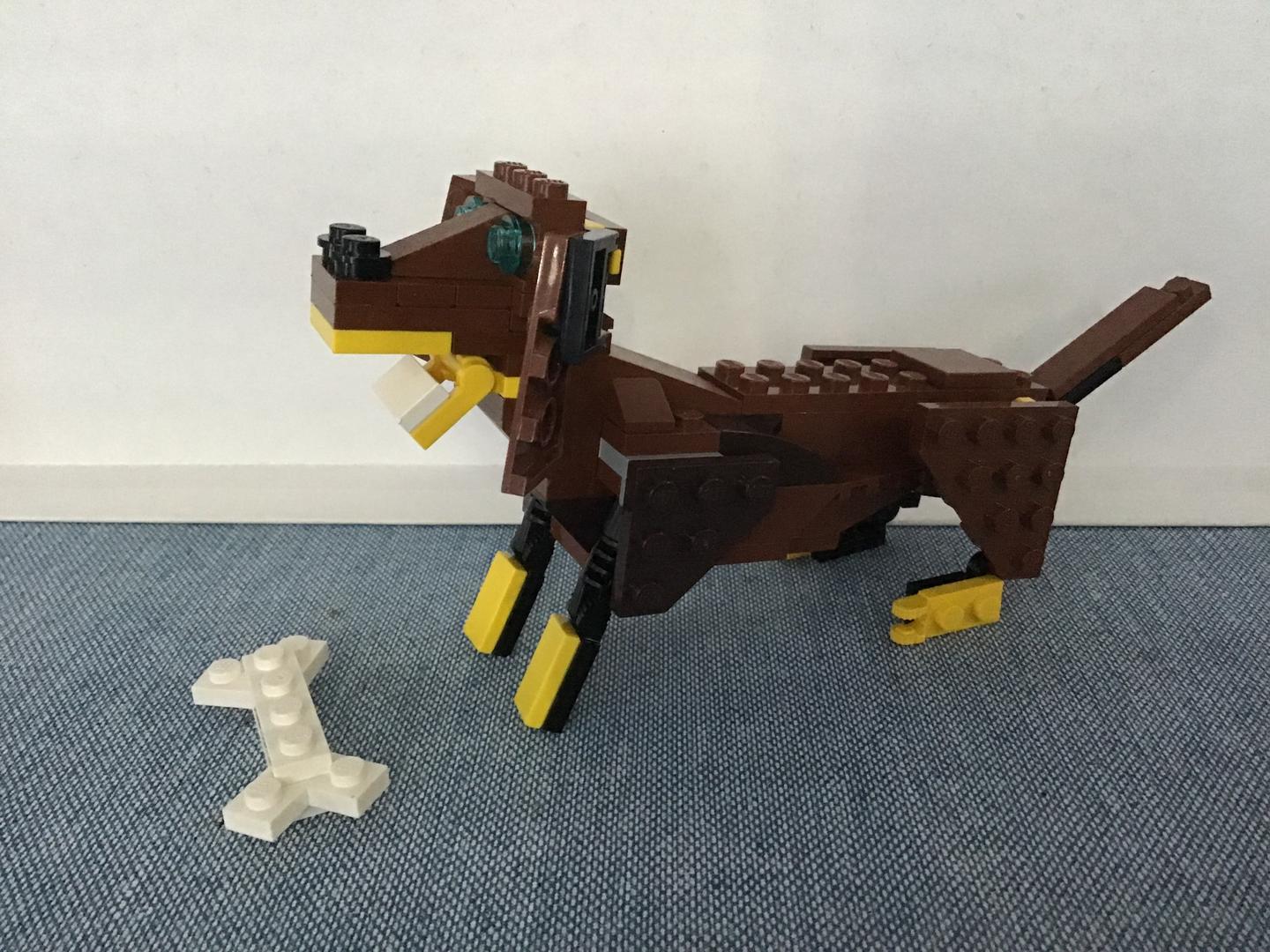 LEGO MOC 31004: Dachshund by Tomik | Rebrickable - Build with LEGO