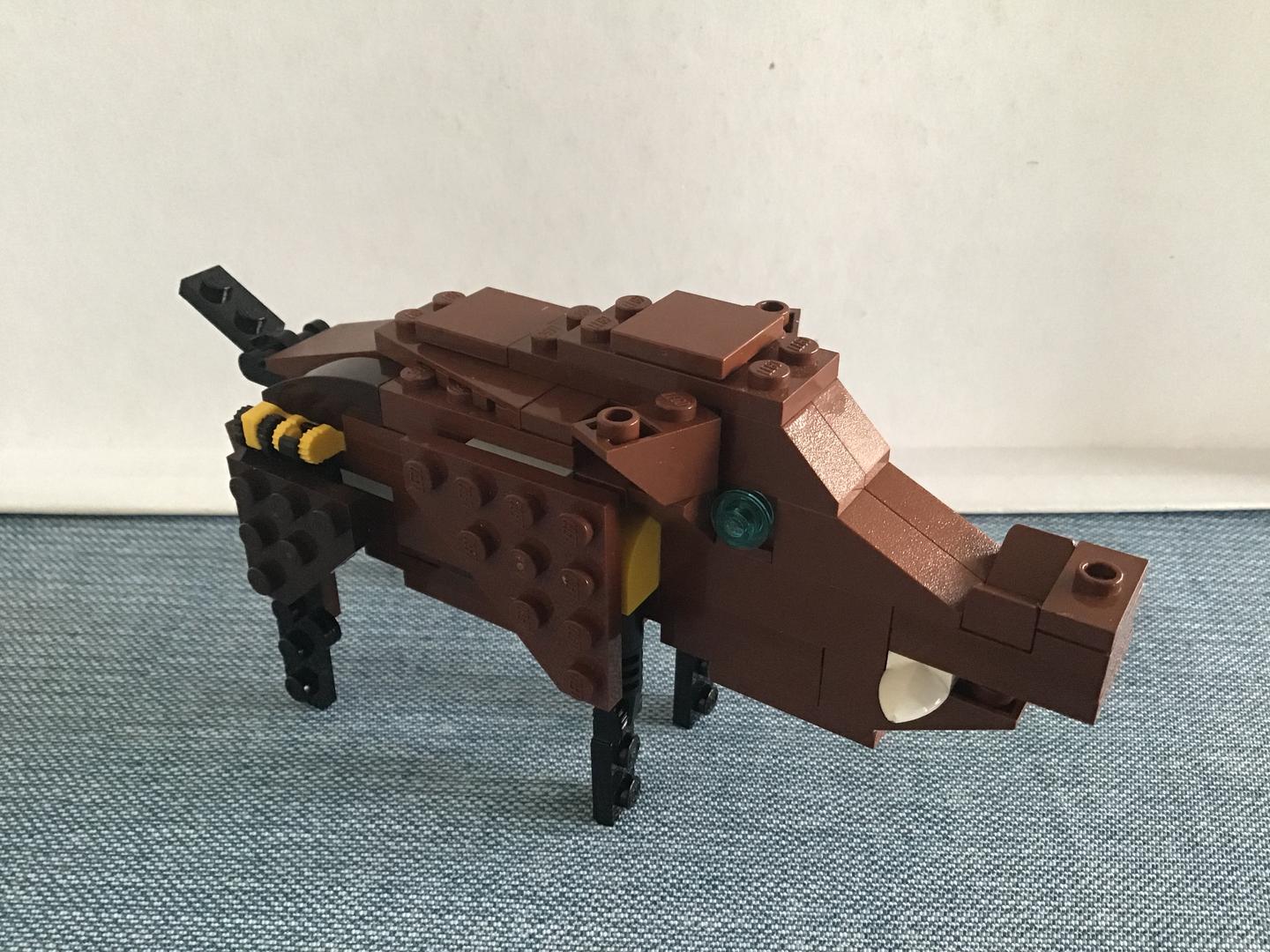 LEGO MOC 31004: Boar by Tomik | Rebrickable - Build with LEGO