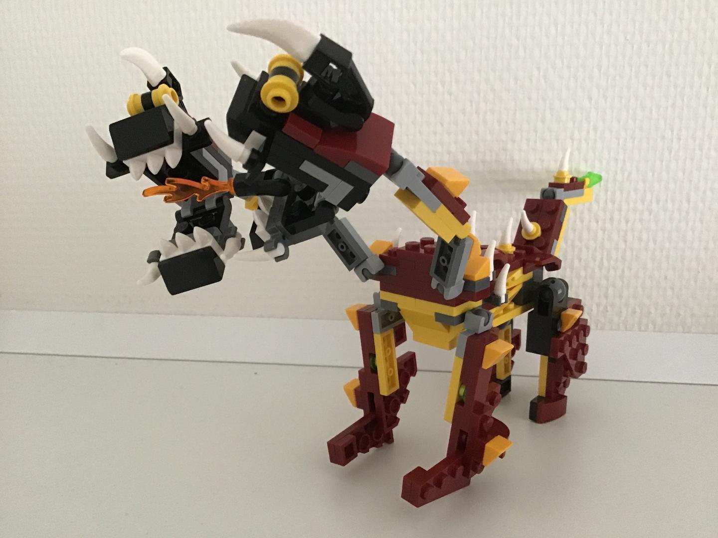 LEGO MOC Two Headed Beast by briefcandle | Rebrickable - Build with LEGO