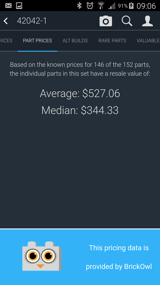 Rebrickable LEGO® Shopper